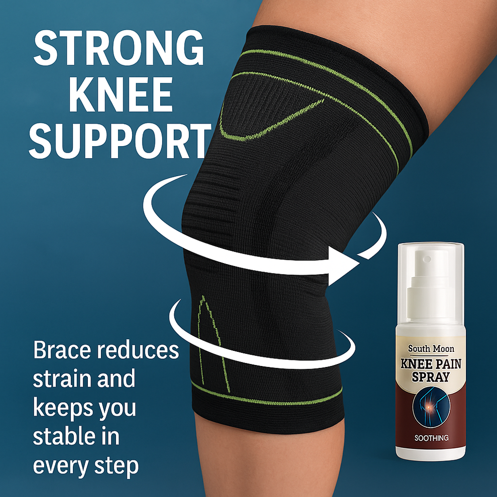 Compression Knee Brace + a FREE Knee Pain Spray. – JenifaJoli